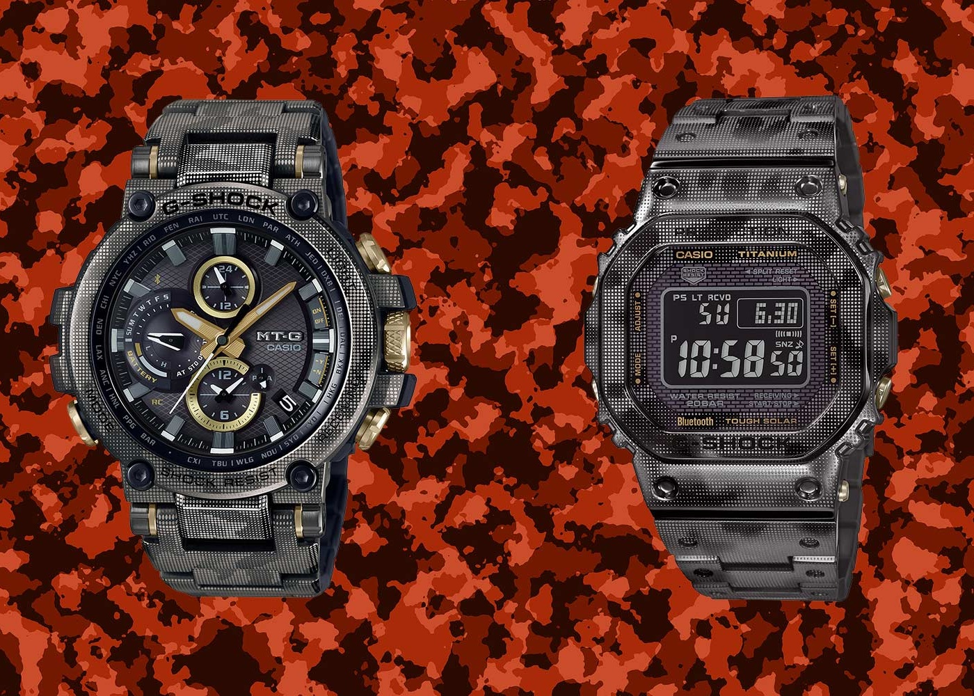 G-Shock Releases Two Metal Camo-Print Limited Edition Watches | High ...